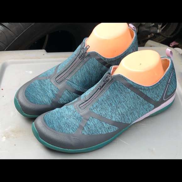 Merrell | Shoes | Merrell Teal Lilac Aqua Blue Zip Shoes Size | Poshmark